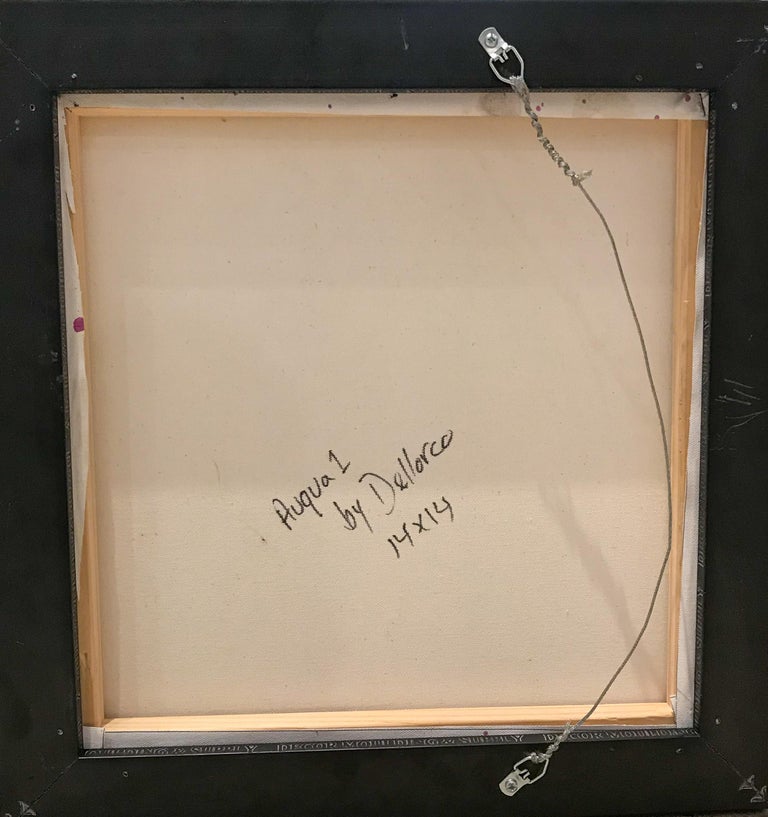 Chris Dellorco - Chris Dellorco "Aqua 1" Figurative Oil and Acrylic ...