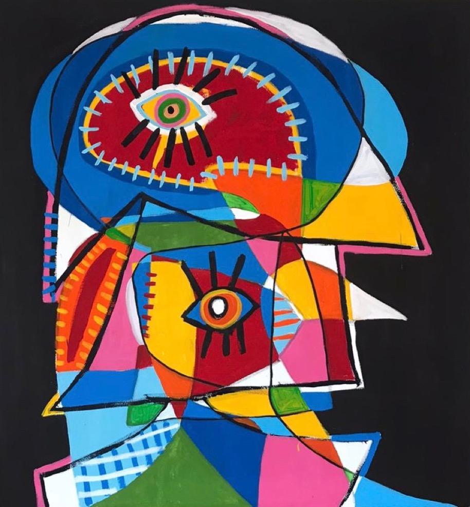 Enrique Pichardo - The 7, Contemporary Art, Abstract Painting, 21st ...