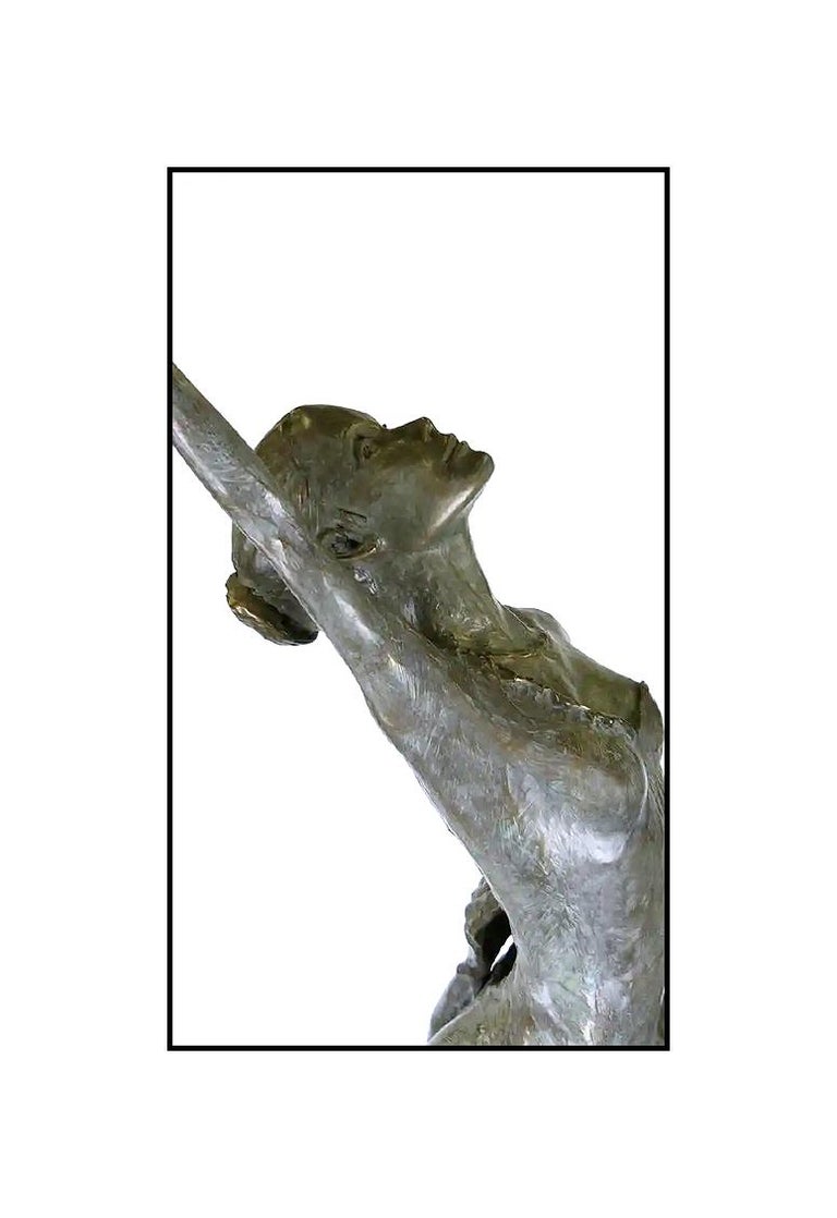 Mario Jason - Mario Jason Large Bronze Sculpture Signed Pasion Nocturna ...