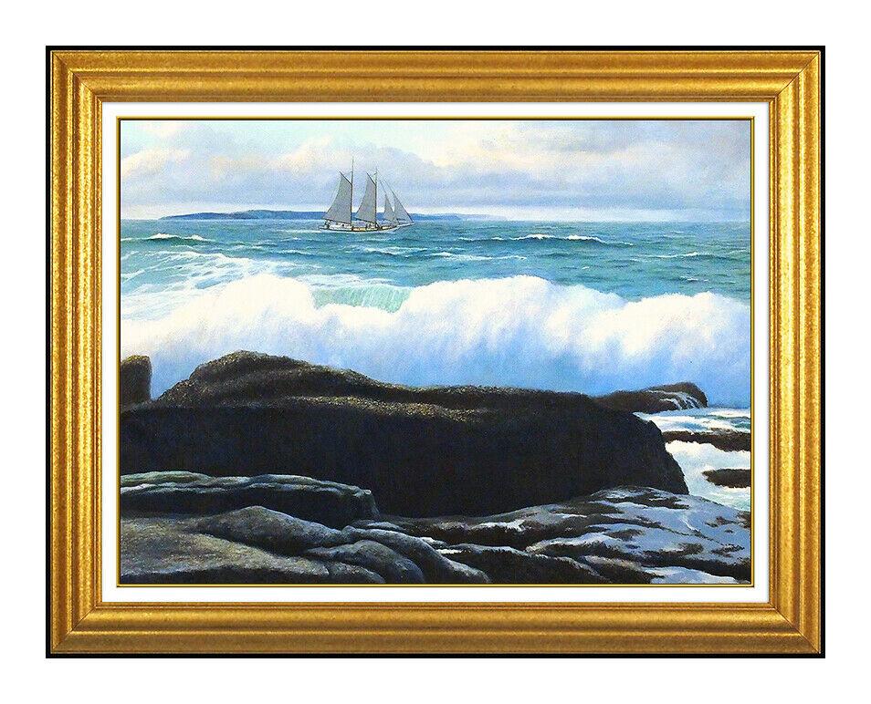 Russ Vickers - Russ Vickers Original Oil Painting On Board Western ...