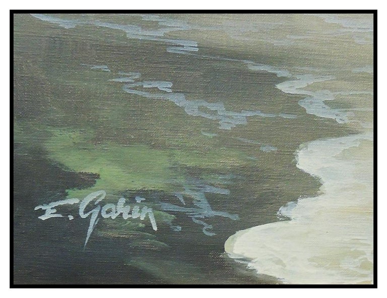 eugene garin - Eugene Garin Original Transparent Wave Painting Oil On ...