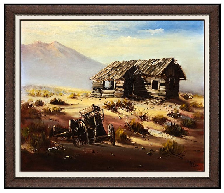 Buck McCain - Buck McCain Original Oil On Canvas Painting Signed ...