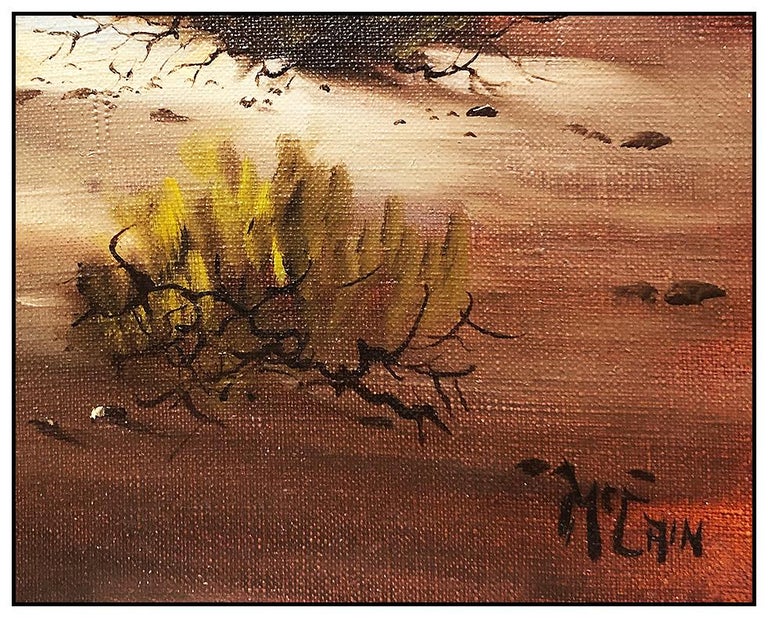Buck McCain - Buck McCain Original Oil On Canvas Painting Signed ...