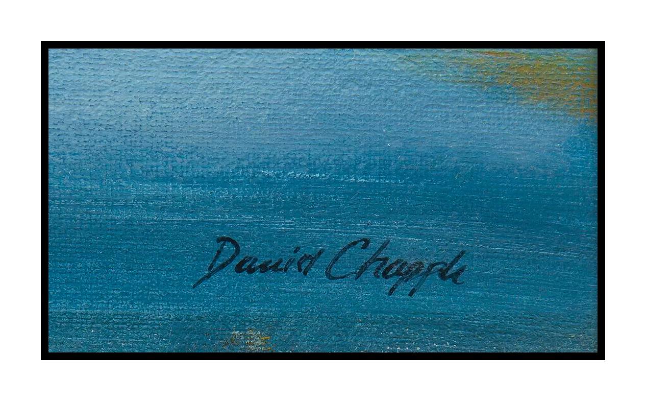 David Chapple - David Chapple Original Oil On Board Painting Signed ...