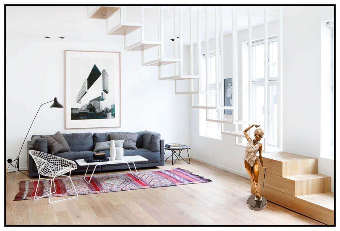 Mario Jason - Mario Jason Large Original Bronze Sculpture Amanda Signed ...