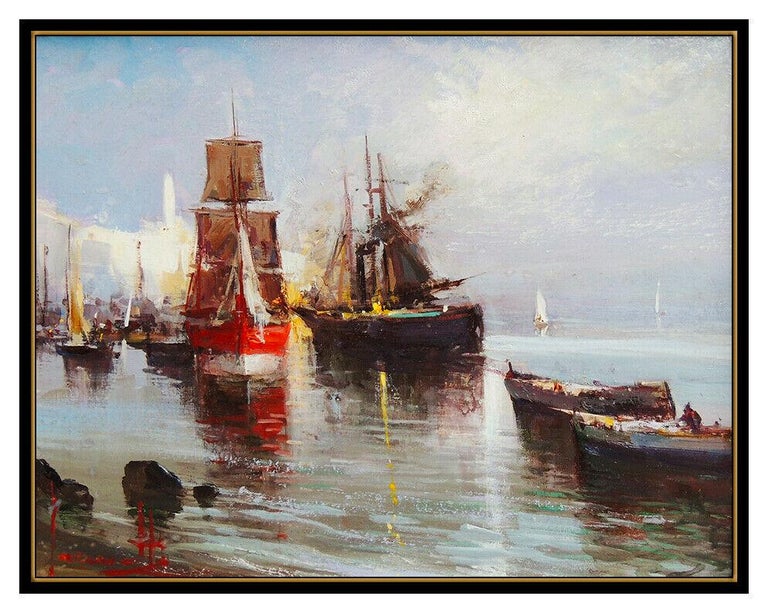 Claudio Simonetti - Claudio Simonetti Oil Painting On Board Original ...