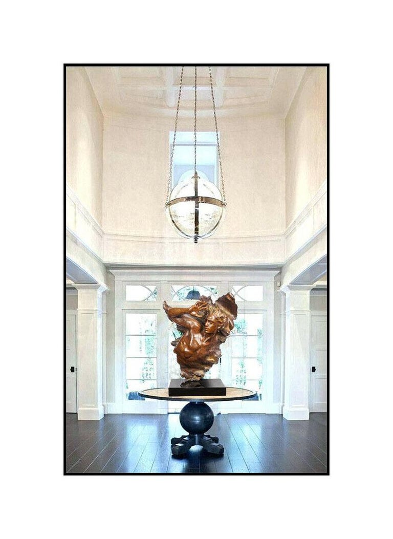 Frederick Hart - Frederick Hart Large Bronze Sculpture Ex Nihilo Male ...