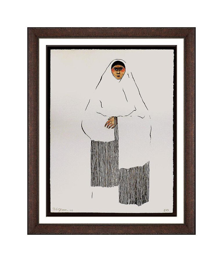 RC Gorman - RC Gorman Original Color Lithograph Hand Signed Native ...