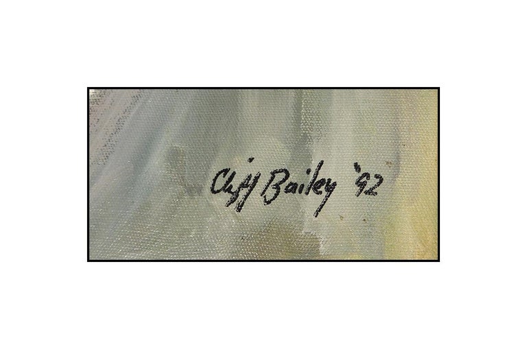 Clifford Bailey - Clifford Bailey Original Portrait Painting Oil On ...