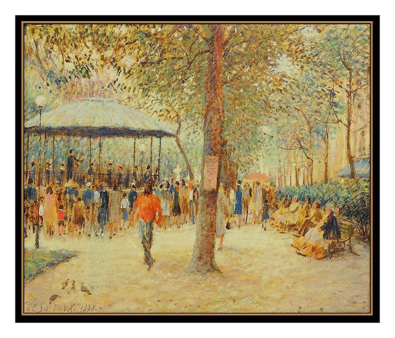 Claude Fossoux Claude Fossoux Oil Painting On Canvas Original Signed claude-fossoux-claude-fossoux-oil-painting-on-canvas-original-signed