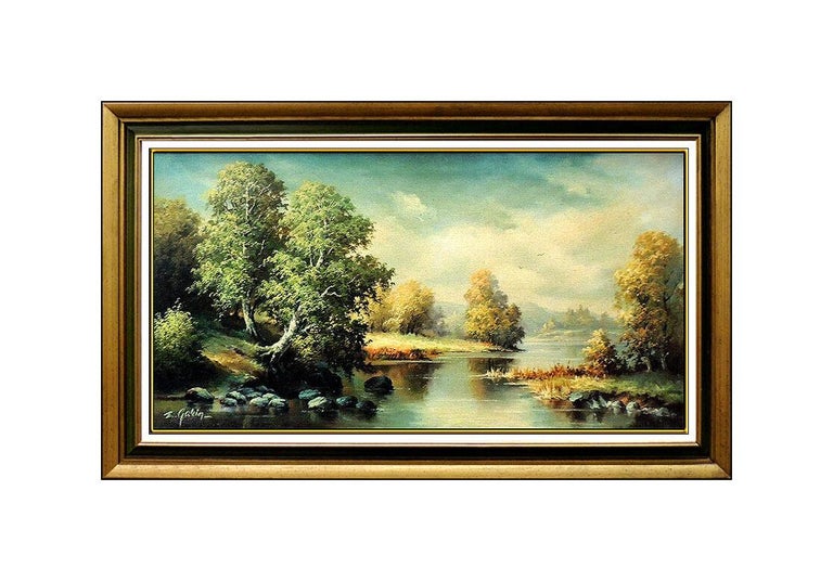 Eugene Garin - EUGENE GARIN Original Painting Oil on Canvas Signed ...