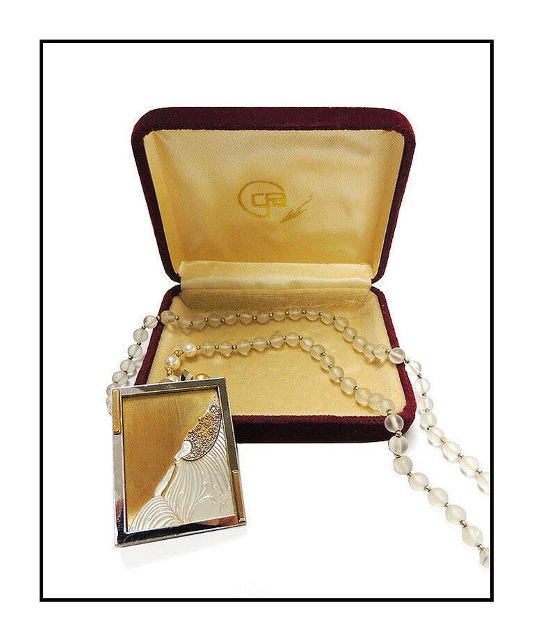 Erté - Erte Beloved State VI Necklace Pendant Art Deco Jewelry Signed ...