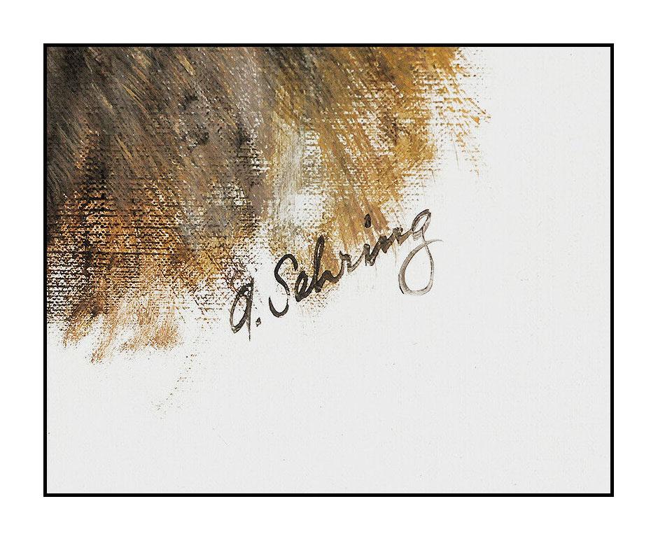 Adolf Sehring - Adolf Sehring Original Oil Painting On Canvas Hand ...