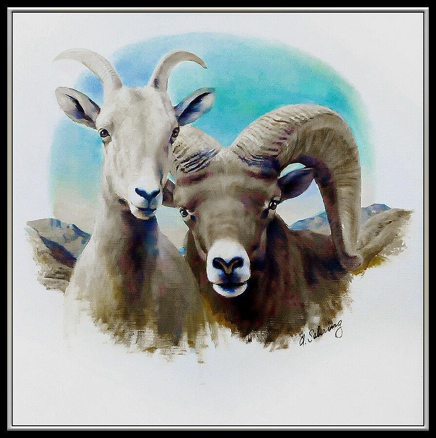 Adolf Sehring - Adolf Sehring Original Oil Painting On Canvas Hand ...