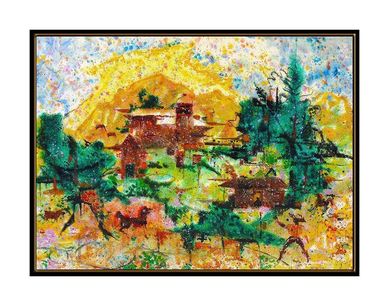 Emil Kosa Jr. - Emil Kosa Jr Original Watercolor Signed Landscape ...