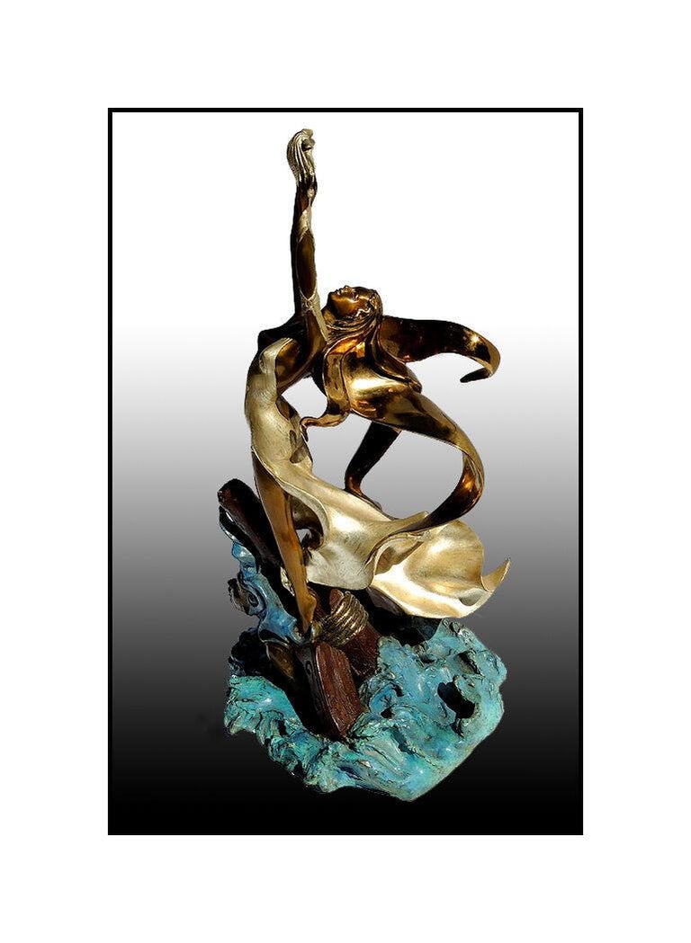 Angelo Basso - Angelo Basso Original Bronze Sculpture Nude Figurative ...