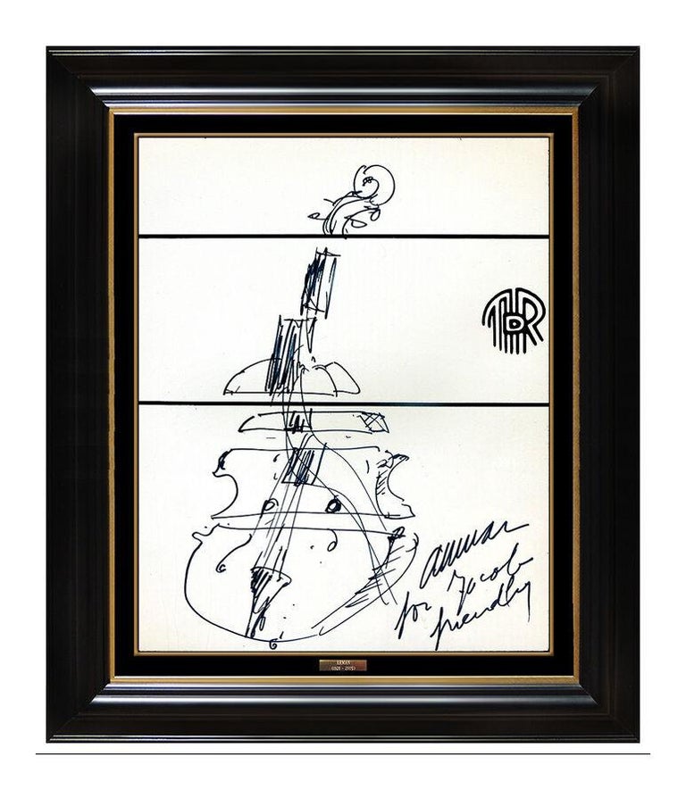 Pierre Fernandez Arman - ARMAN Pierre Fernandez Original Abstract Ink ...