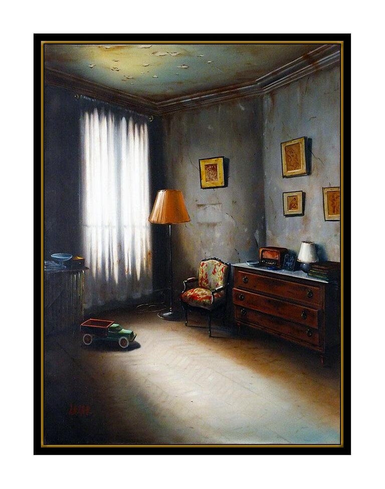 Claude Lazar - Claude Lazar Original Oil Painting on Canvas Signed ...