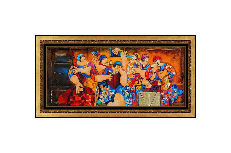 Dorit Levi - Dorit Levi Original Giclee On Canvas Large Signed Portrait ...