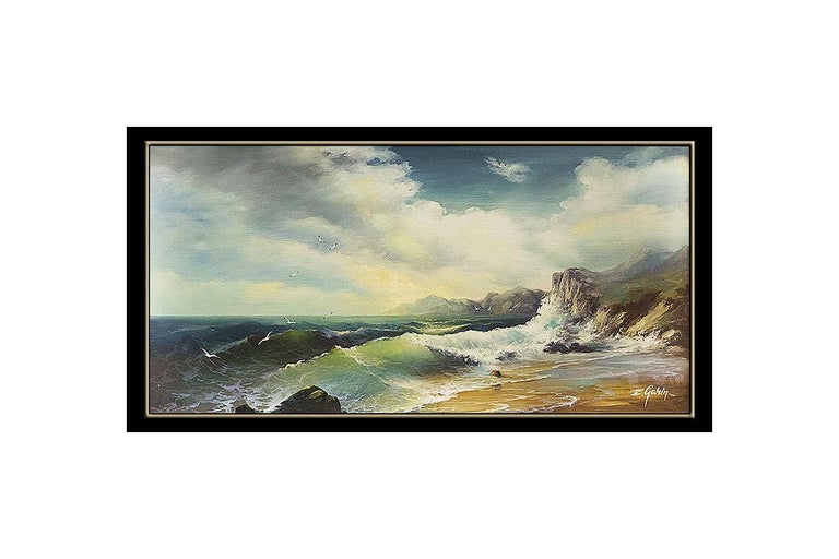 Eugene Garin - EUGENE GARIN Original PAINTING Large Oil on CANVAS ...