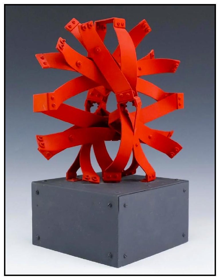 Edgar Negret - Edgar Negret Original Aluminum Sculpture Painting Signed ...