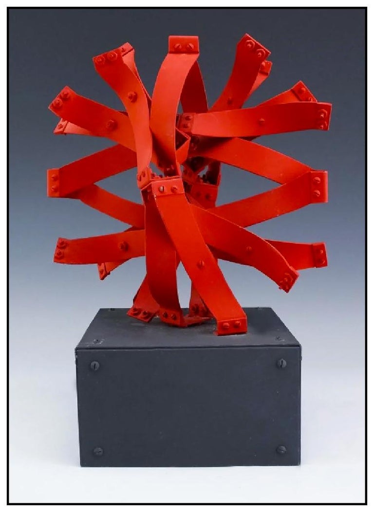 Edgar Negret - Edgar Negret Original Aluminum Sculpture Painting Signed ...