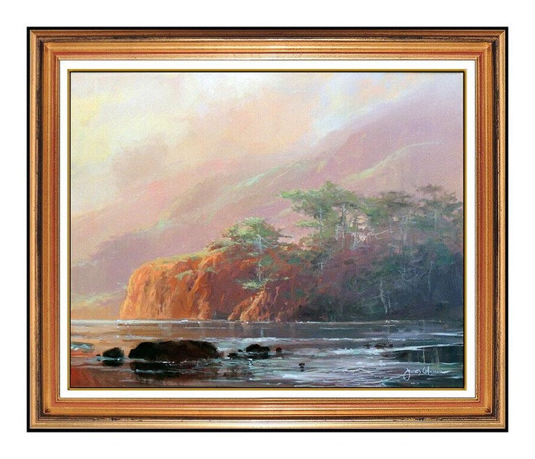 James Coleman - James Coleman Large Original Oil Painting On Canvas ...