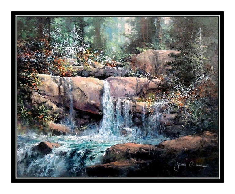 James Coleman - James Coleman Original Painting Oil On Canvas Signed ...