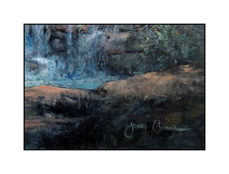 James Coleman - James Coleman Original Painting Oil On Canvas Signed ...