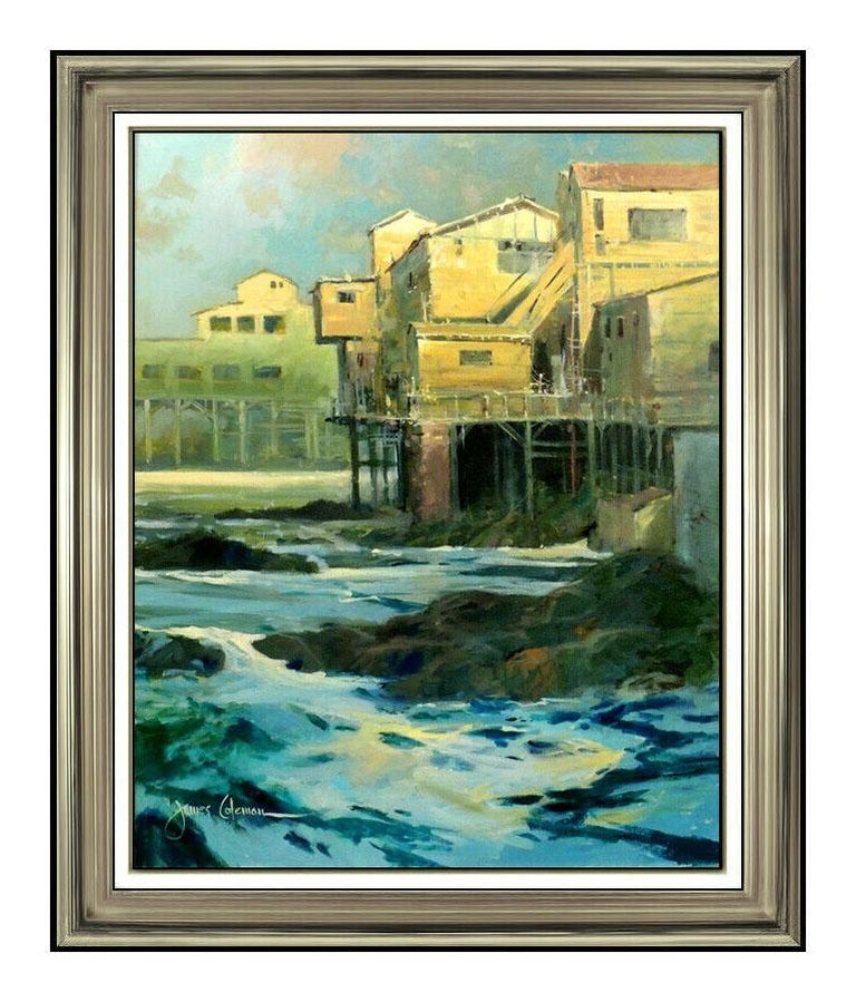 James Coleman - James Coleman Original Painting Oil On Canvas Signed ...