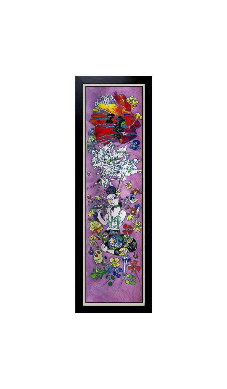 Jiang Tie Feng - JIANG TieFENG Original Signed 4 SERIGRAPH Canvas ART ...
