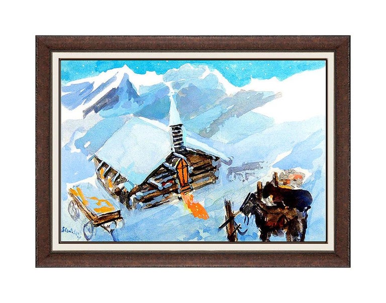 Joseph Stahley - Joseph Stahley Oil Painting ORIGINAL Signed Western ...
