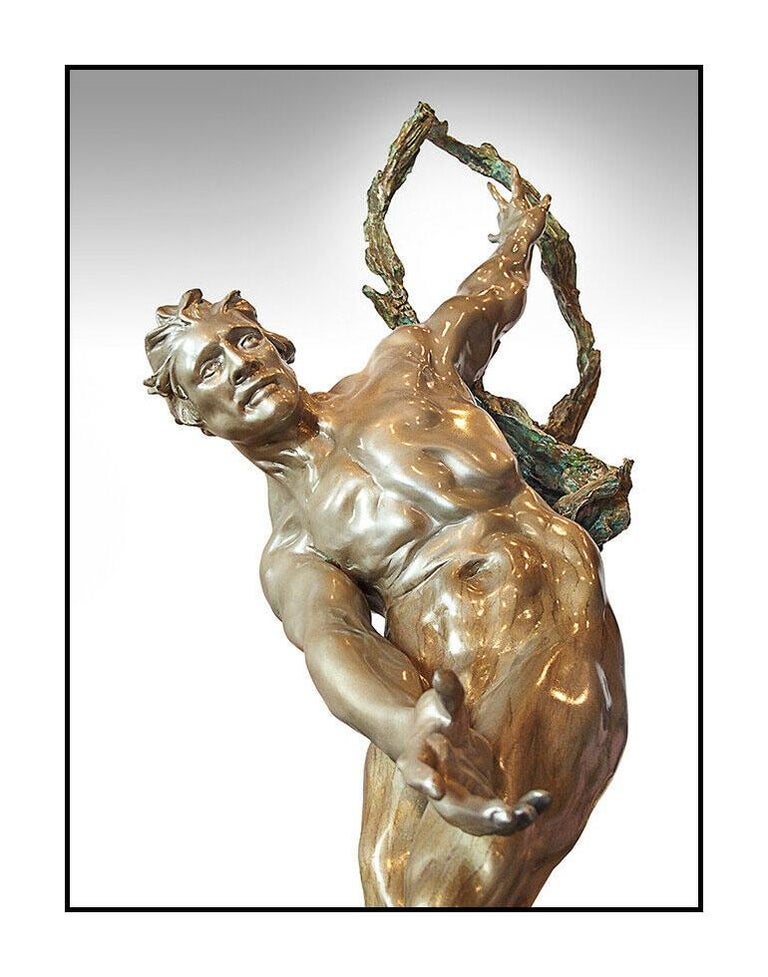M.L. Snowden - M.L. Snowden Ion Large Bronze Sculpture Signed Full ...