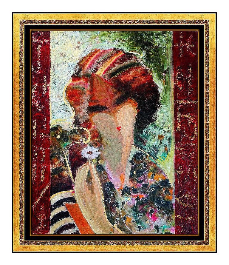 Mahmoud Sabzi - Mahmoud SABZI Oil Painting On Canvas Original Female ...
