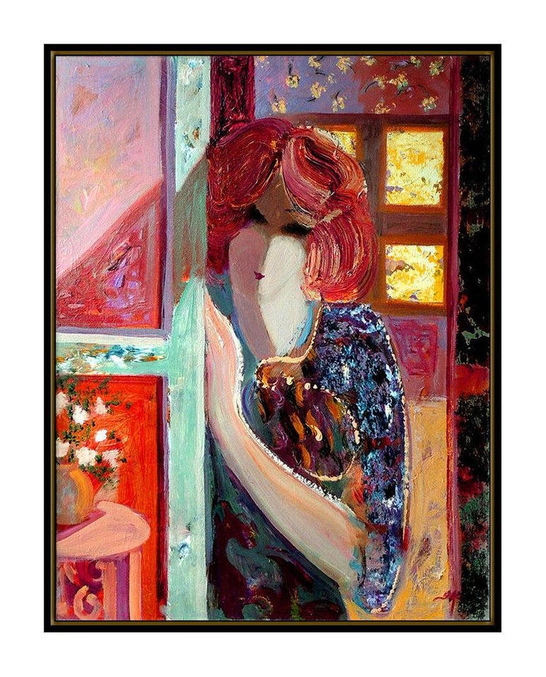 Mahmoud Sabzi - Mahmoud Sabzi Rare Oil On Canvas Original Painting ...