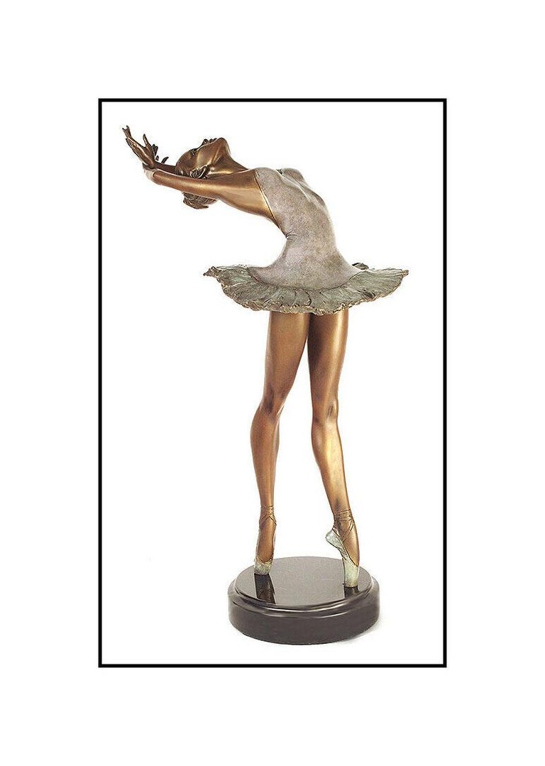 Mario Jason - Mario Jason Full Round Bronze Sculpture Young Dancer Hand ...