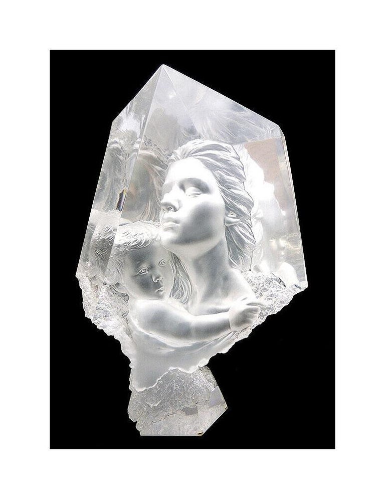 Michael Wilkinson - Michael Wilkinson Acrylic Sculpture Signed Haven II ...