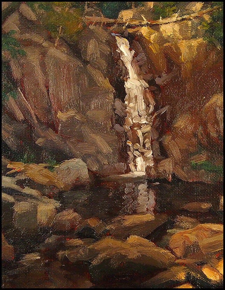 Ronal Parlin - Ronal Parlin Original Oil Painting On Board Signed Water ...