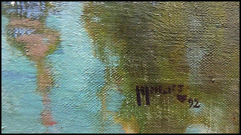 Wayne Wolfe - Wayne Wolfe Original Oil Painting On Board Landscape Swan ...