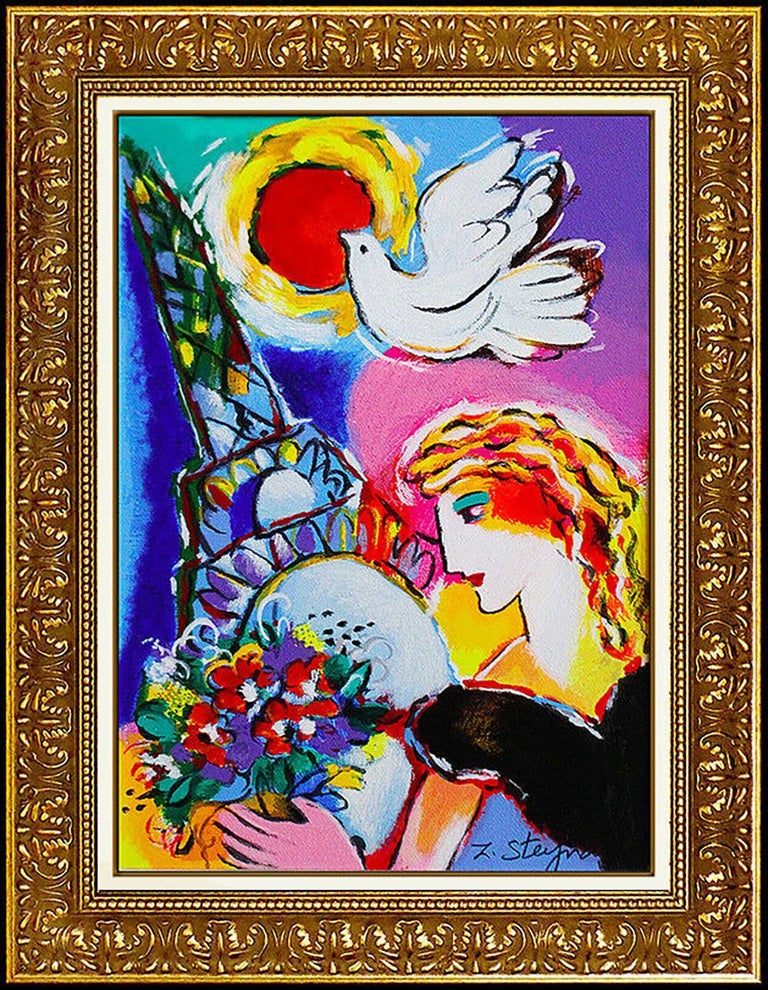 Zamy Steynovitz - Zamy Steynovitz Original Serigraph On Canvas Beauty ...