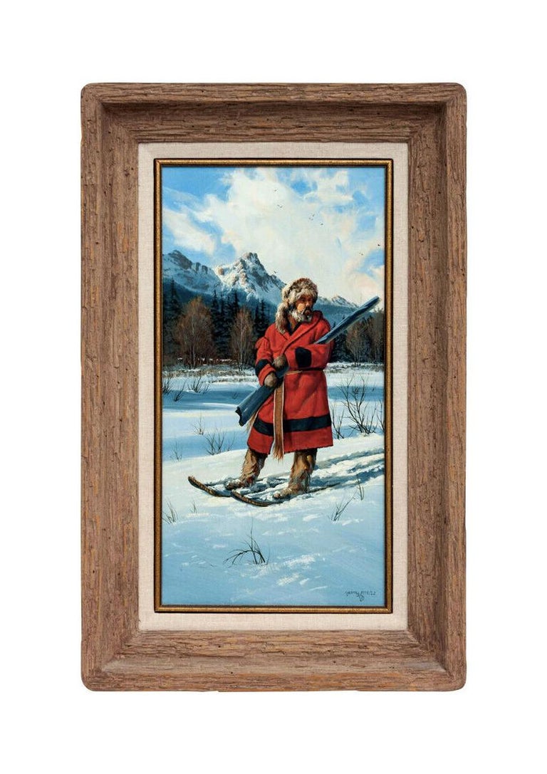 Gerry Metz - GERRY METZ Original Oil Painting On Board Signed Western ...