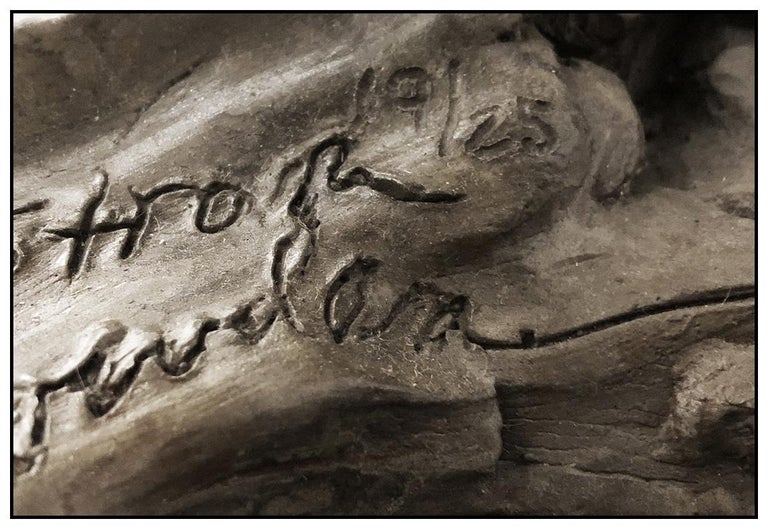 Mary Louise Snowden - M.L. Snowden Angstrom Bronze Sculpture Signed ...