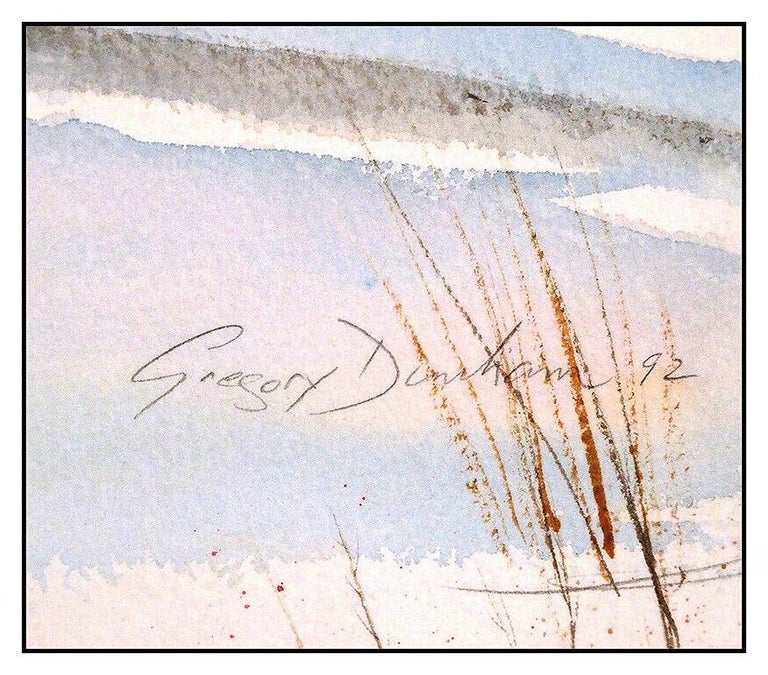 Gregory Dunham - Gregory Dunham Original Watercolor Painting Signed ...