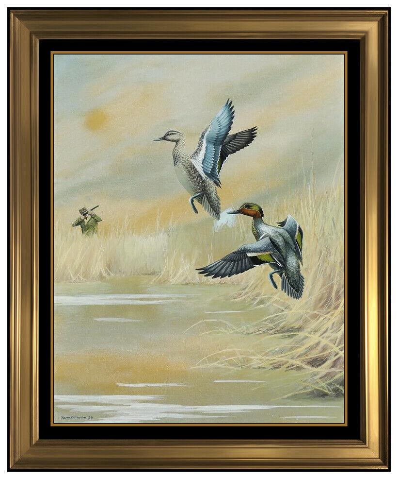 Harry Curieux Adamson - Harry Adamson Gouache Painting On Board ...