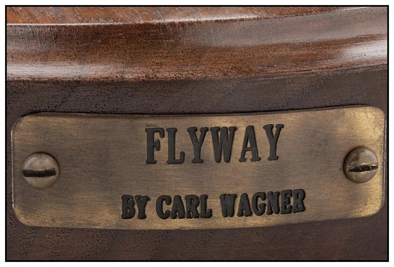 Carl Wagner - Carl Wagner Original Bronze Sculpture Signed Fly Way Duck ...