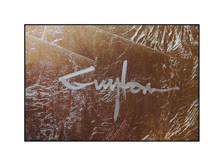 Patrick Guyton - Patrick Guyton Golden Swan Original Oil Painting On ...