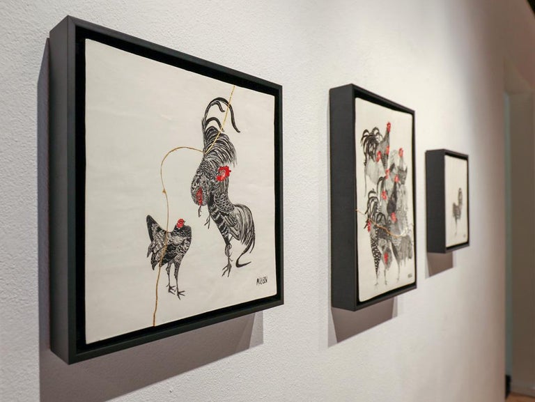 Annick Ibsen - Rooster Smorgasbord (Ceramic tablet work with Italian ...