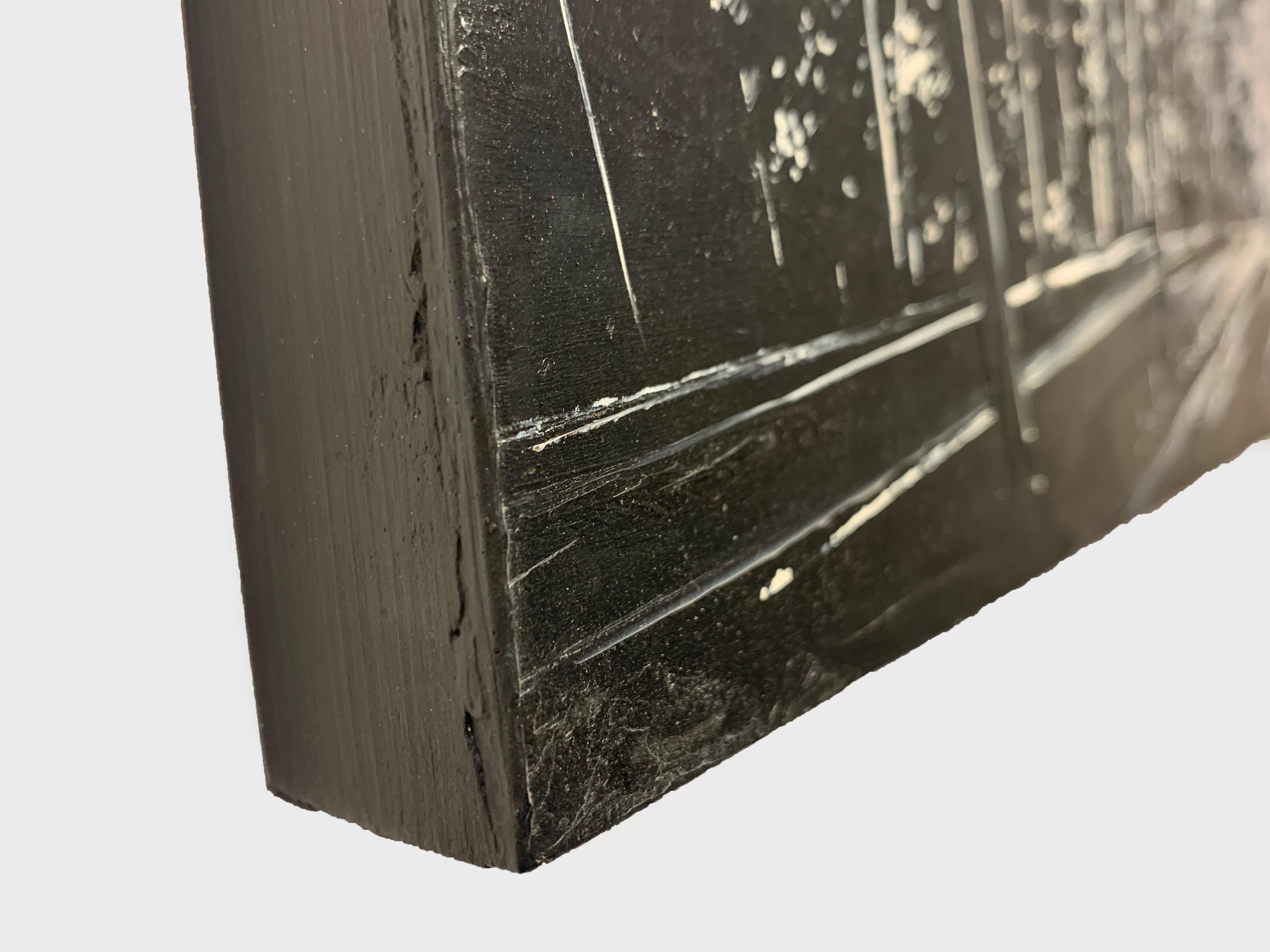 Todd Carpenter - Focus Backwards, black and white oil landscape ...