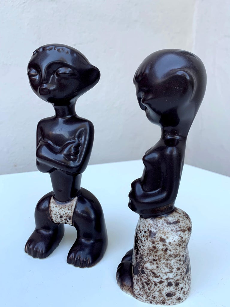 Howard Pierce - Pair Tiki Ceramic Figures For Sale at 1stDibs | who is ...