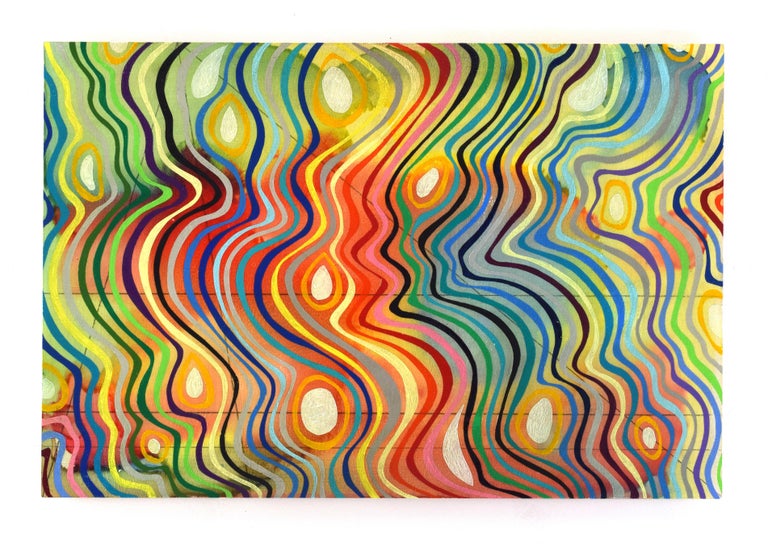 Robert Hitzig - "Lost in the Light" Curvy colorful lines dance across ...